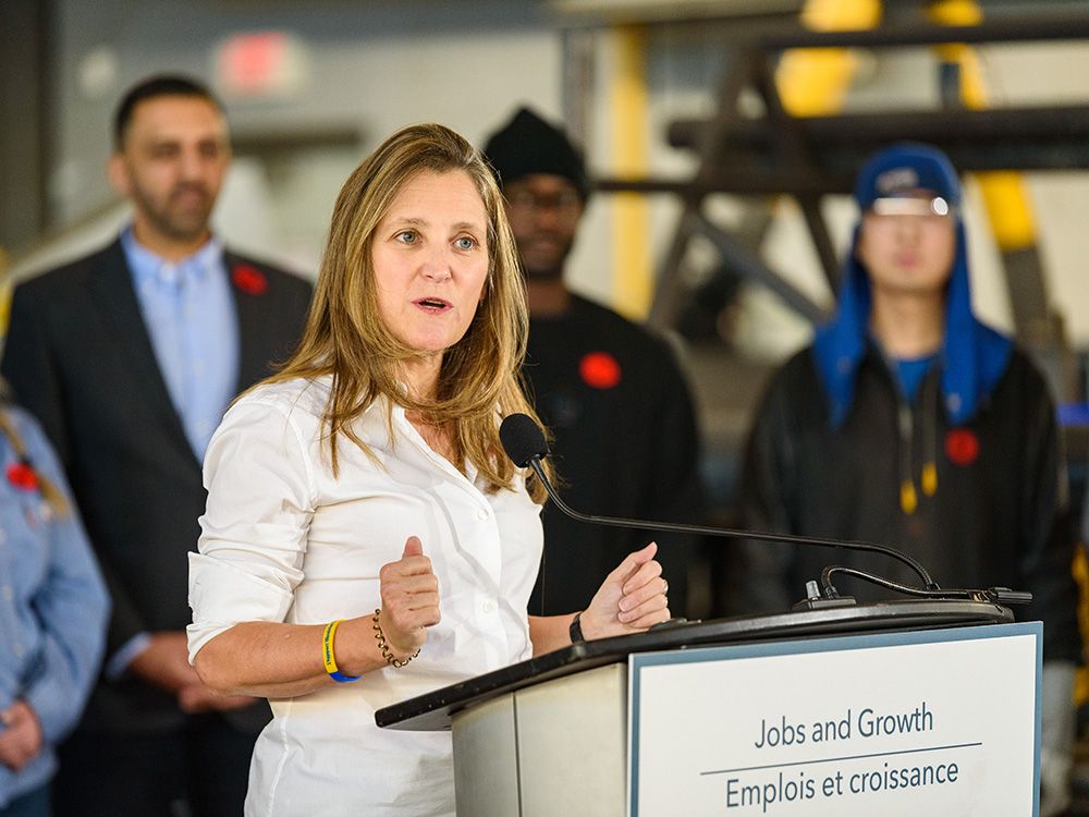Freeland not budging on Premier Smith’s demands to end carbon tax | Biocap