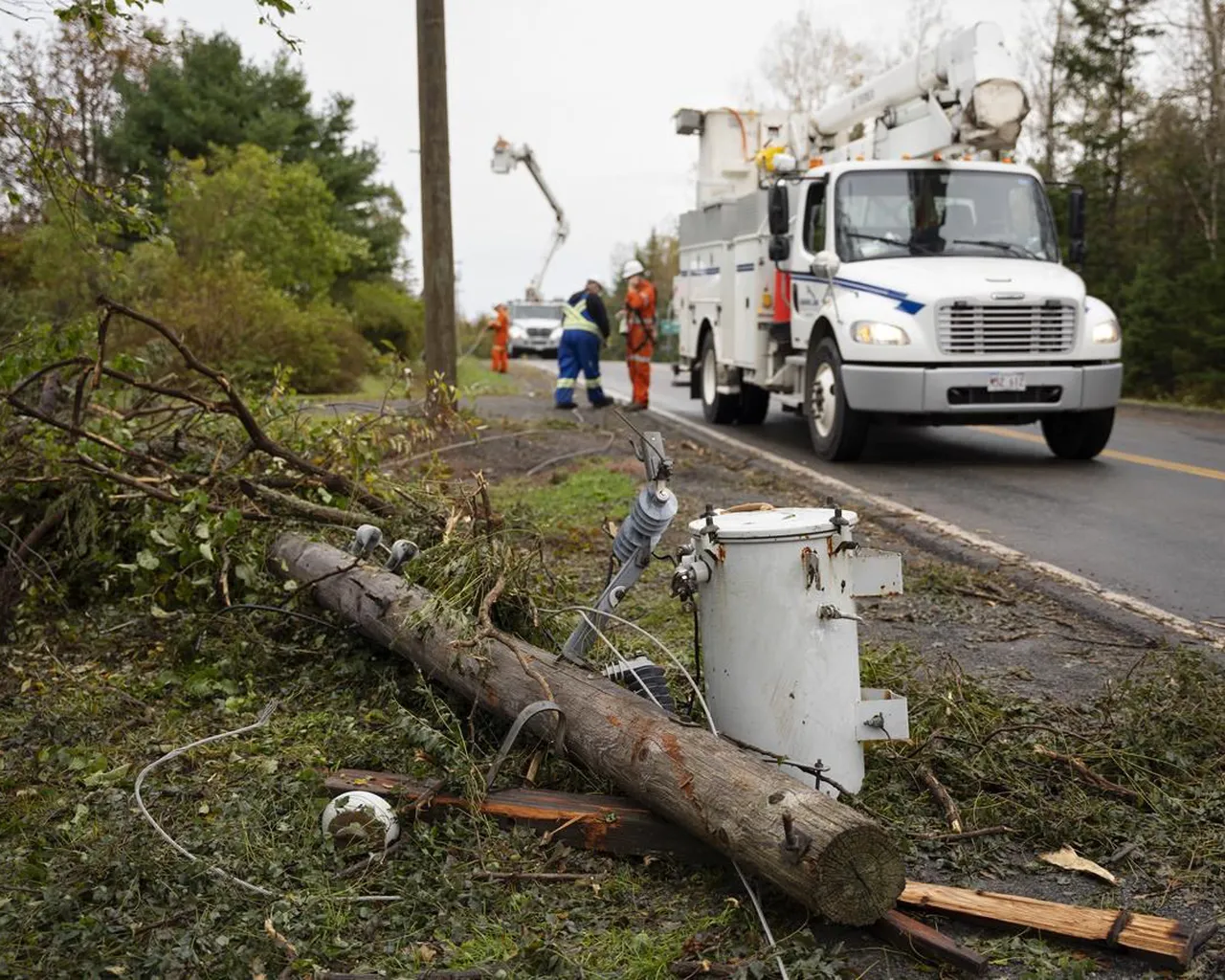 Repairs underway as intense storm knocks out power across the Maritimes ...